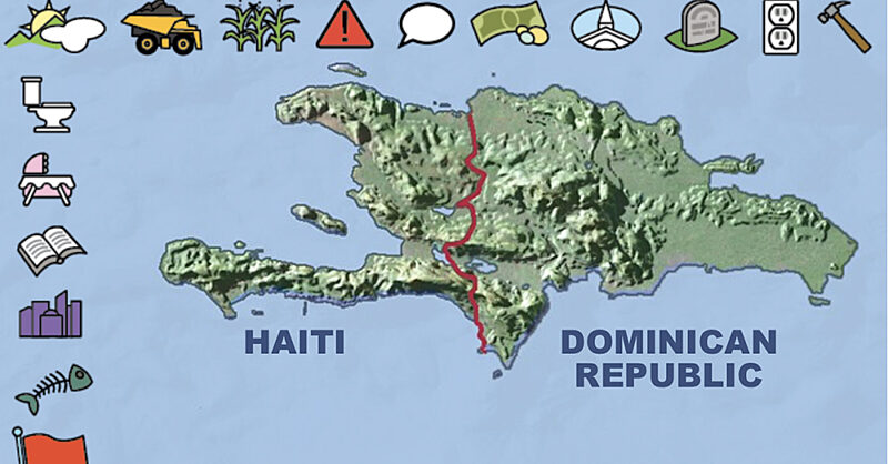 Hispaniola No Mapa Mundial Map Of Hispaniola Showing Approximately 300