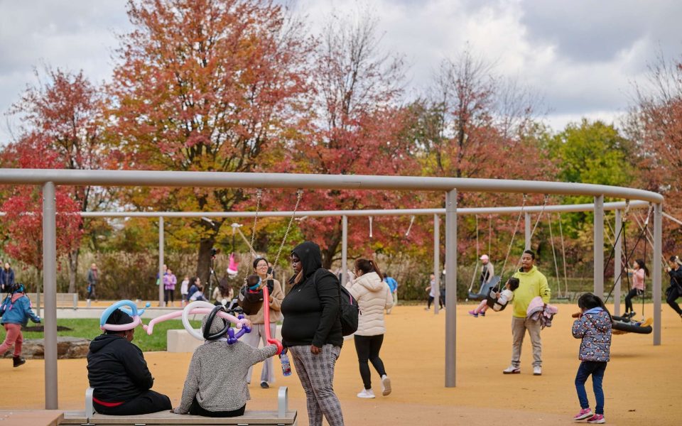 This swing set has room for all. | God's World News